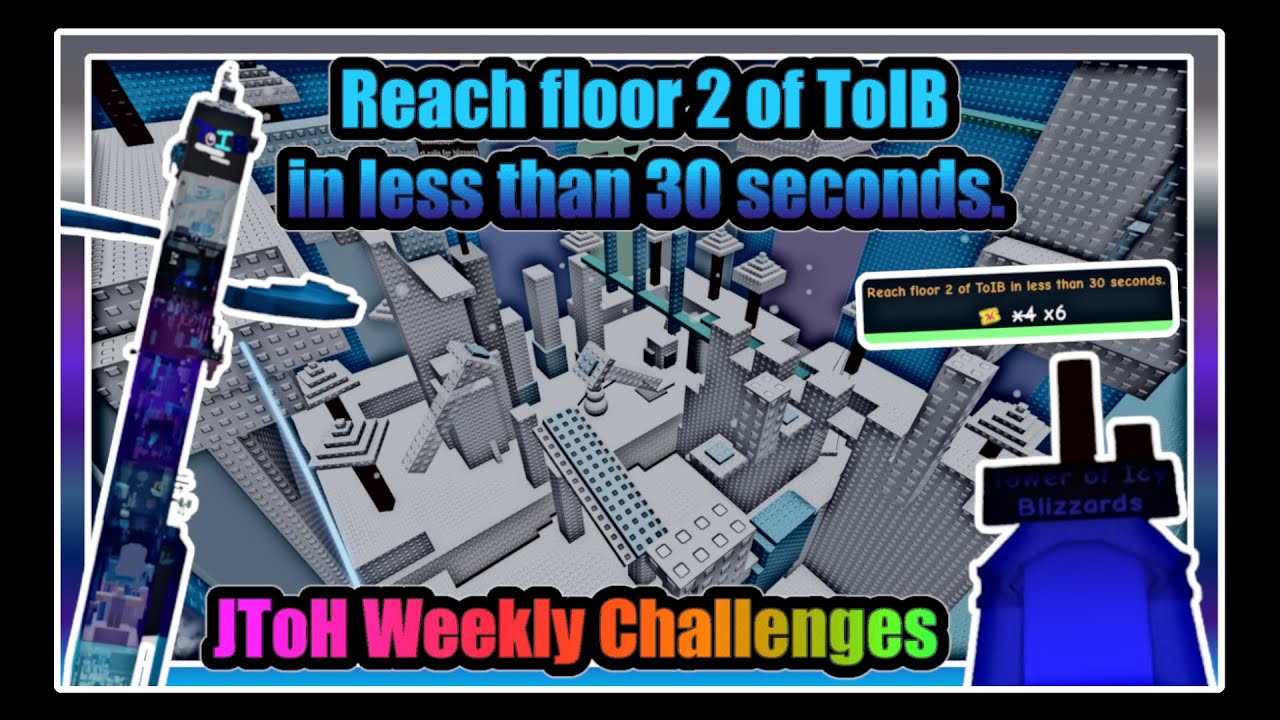 [JToH] "Reach floor 2 of ToIB in under 30 seconds." - JToH Weekly ...