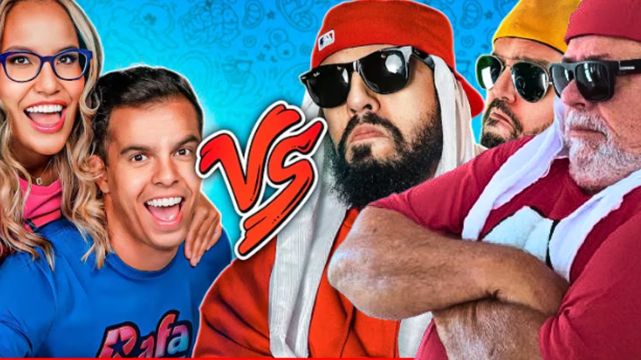 Rafa e Luiz Vs. Mussa e Mussarela - Batalha de Youtubers (Revanche) - React Mussa Pai - YouTube