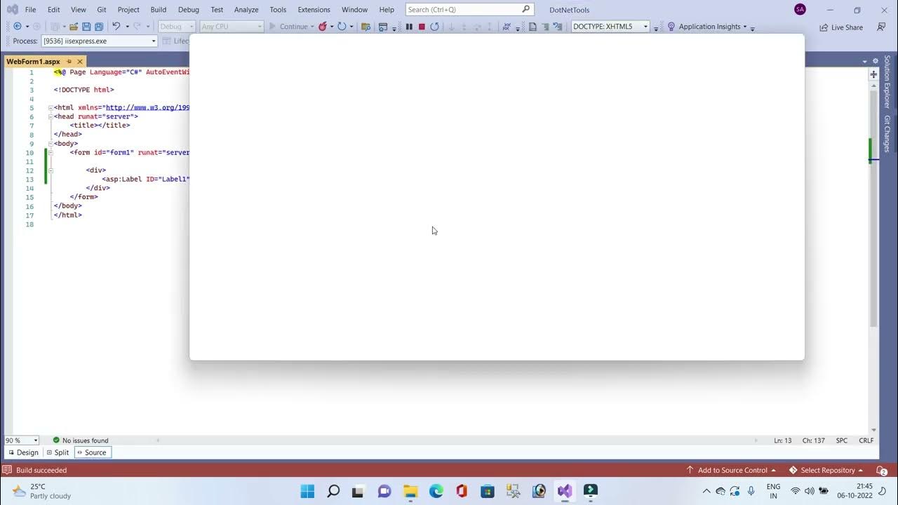 How to work asp.net tools using drag & drop - YouTube