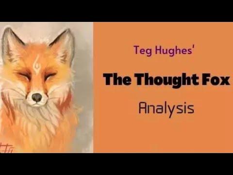 The thought fox by Ted Hughes/ Ted Hughes Poems/ English Literature ...