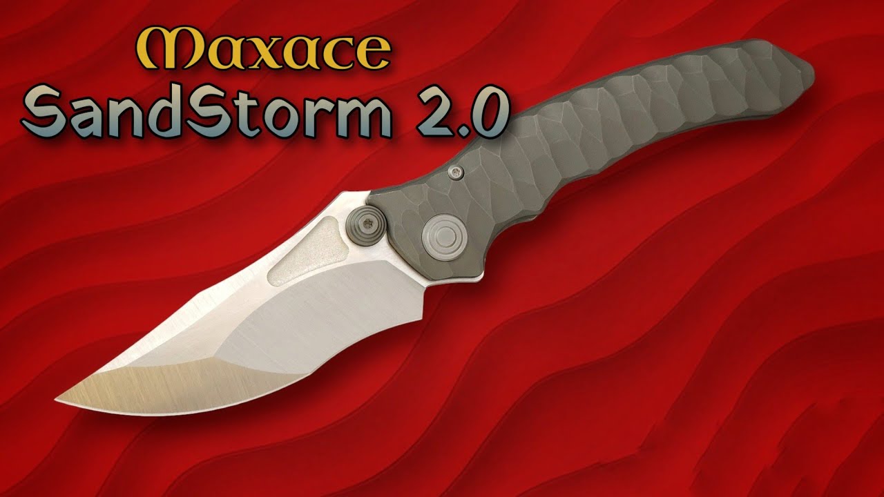 NEW Knife Model: Mammoth Beauty! Maxace Sandstorm 2 0! Integral ...