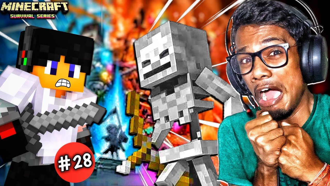 Steve VS Skeleton | Minecraft Survival Series #28 - YouTube