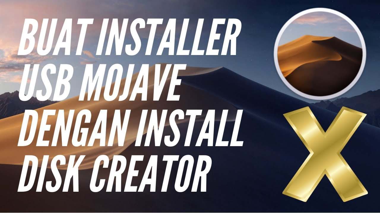 Tutorial Cara Buat USB Installer macOS Mojave dengan Install Disk ...