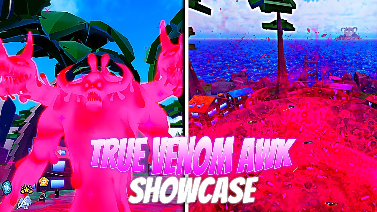 True Venom Awakening Full Showcase ( One Fruit Simulator) - YouTube