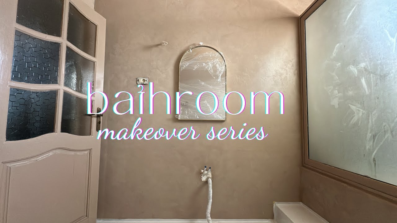 DIY BATHROOM MAKEOVER part three| I MADE MY OWN SINK, DIY vanity - YouTube