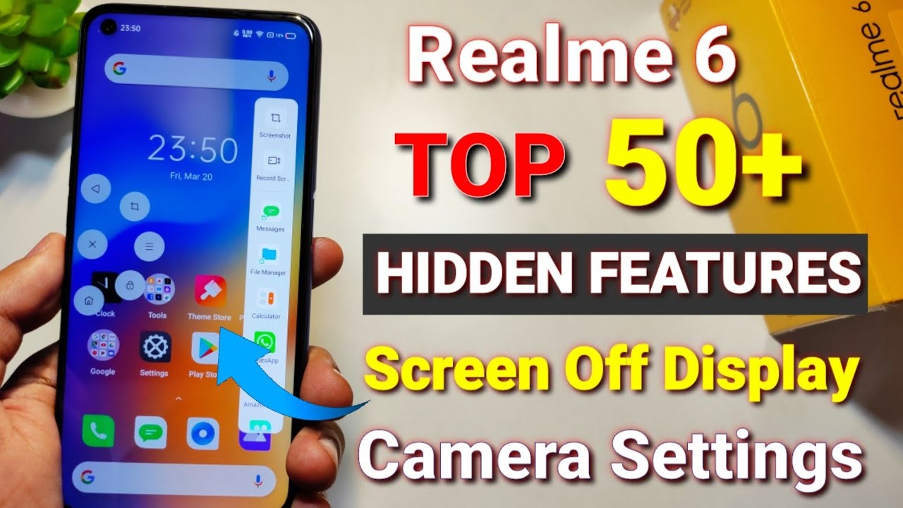 Realme 6 tips & tricks | top 50+ hidden features | Realme 6 Camera ...
