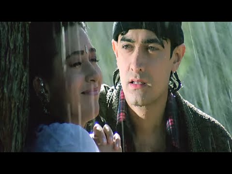आमिर खान का बरसात मे रोमांटिक मूवी सीन | Raja Hindustani | Amir Khan, Karishma Kapoor