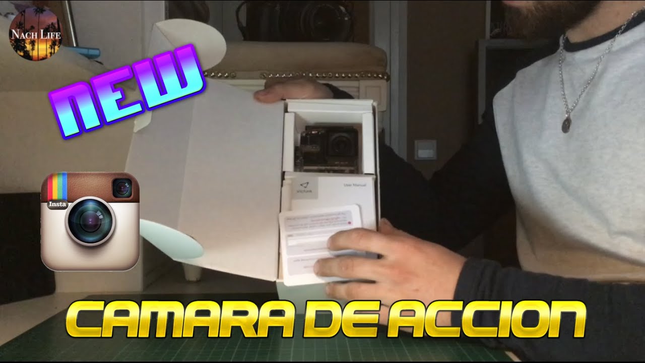 Mi nueva camara de acción (Victure Ac700 4K wifi) - YouTube