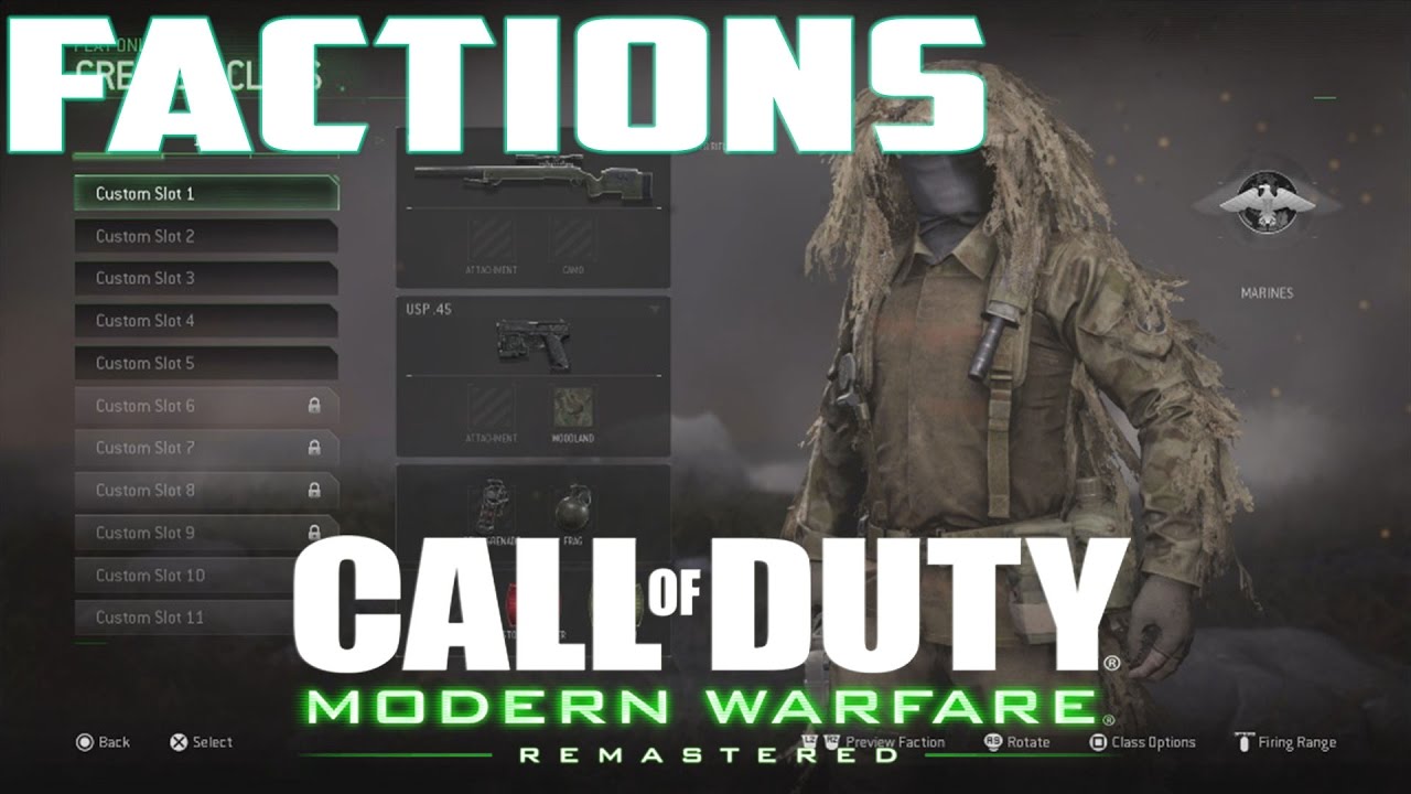 Factions in Modern Warfare Remastered | Ciroxth - YouTube