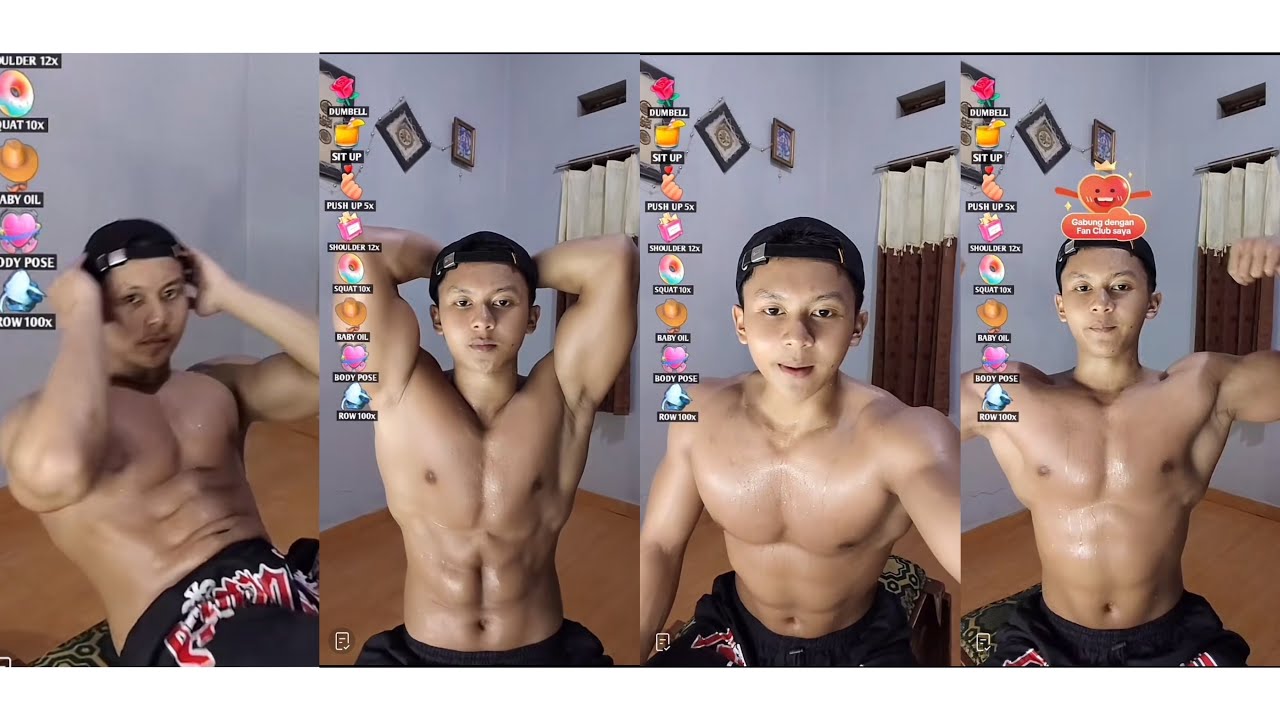 Asian Sweaty Body Builder - YouTube