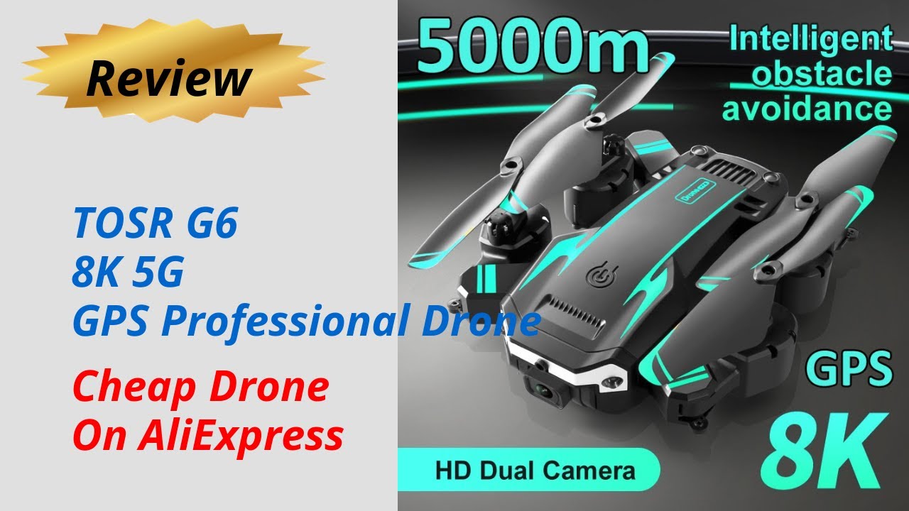 Review TOSR G6 8K 5G GPS Professional Drone - Cheap Drone On AliExpress ...