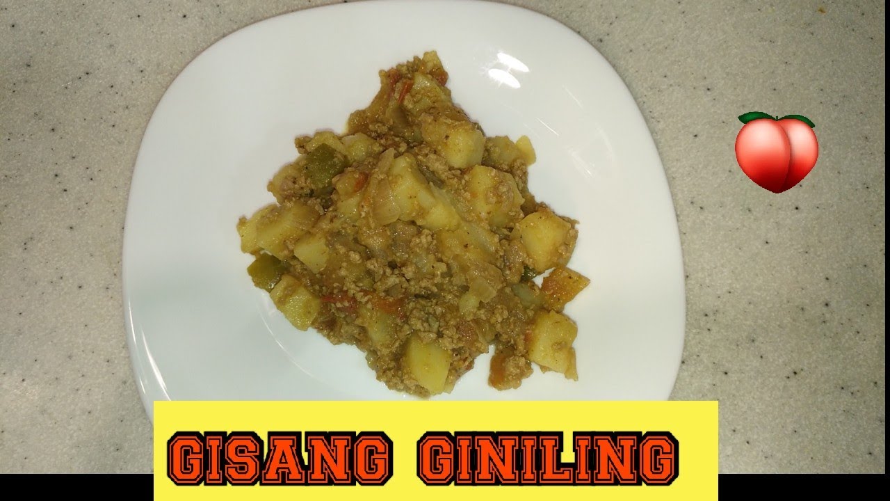ginisang giniling with potato - YouTube