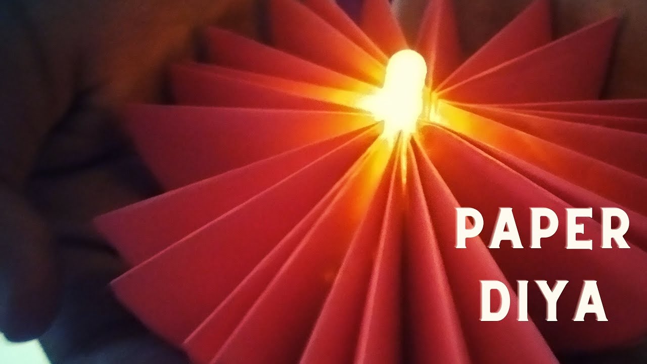 3D Paper Lamp/Diya Model - Paper Circuit - Light it Up - YouTube