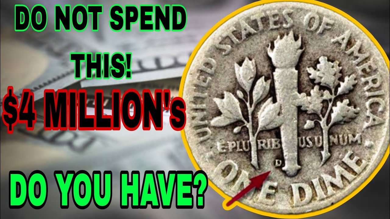 Top 6 Ultra Rare USA Silver Roosevelt One Dime Coins Worth A Big money ...