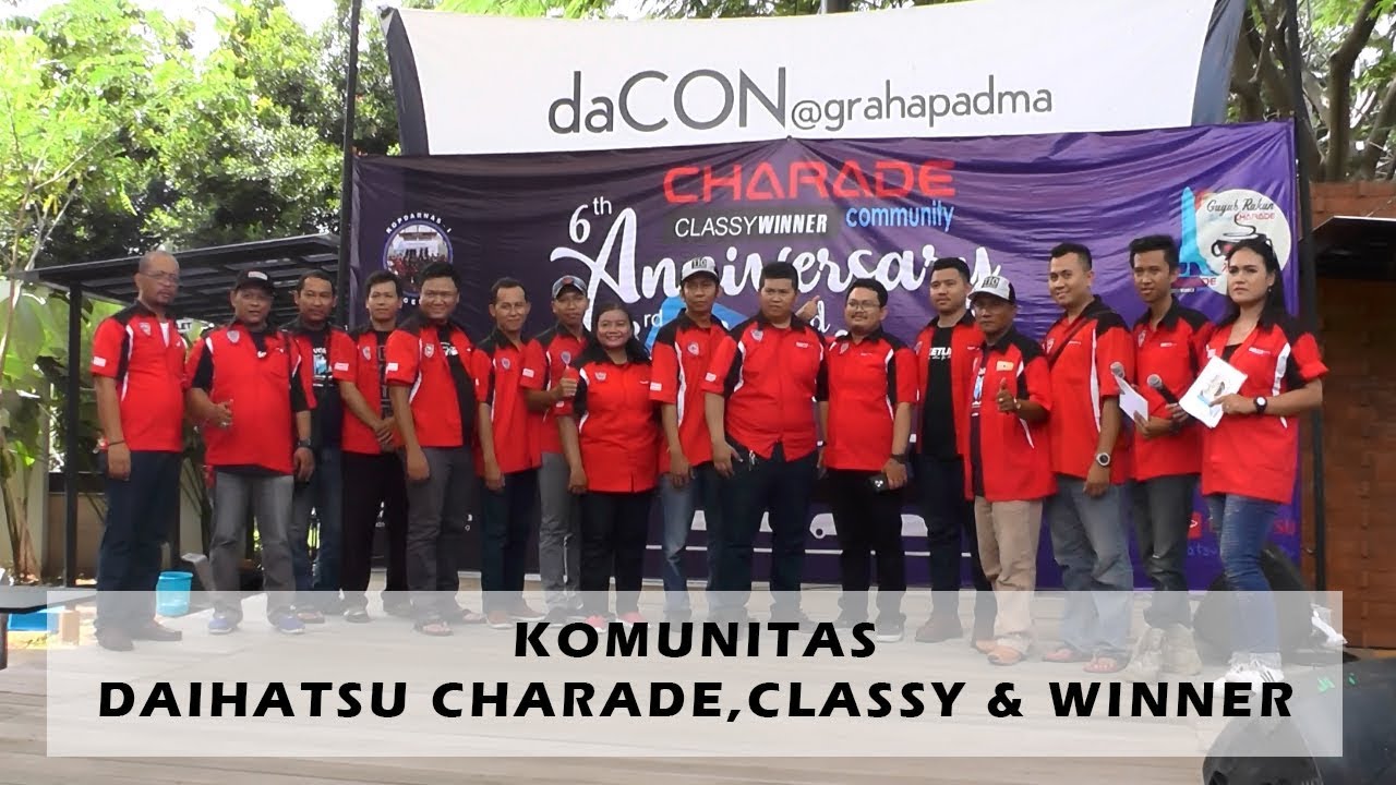 KOMUNITAS DAIHATSU CHARADE,CLASSY & WINNER ( C2W COMMUNITY ) - YouTube