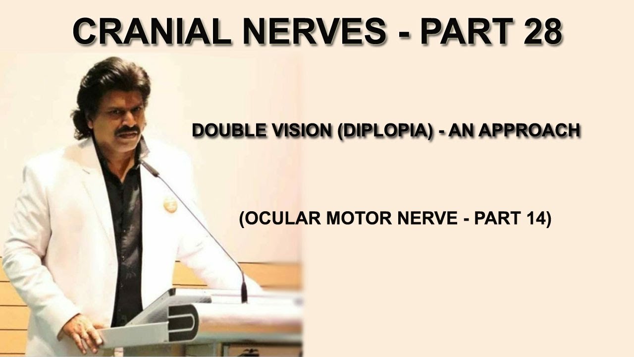 CRANIAL NERVES - PART 28,DIPLOPIA (DOUBLE VISION) - AN APPROACH - YouTube