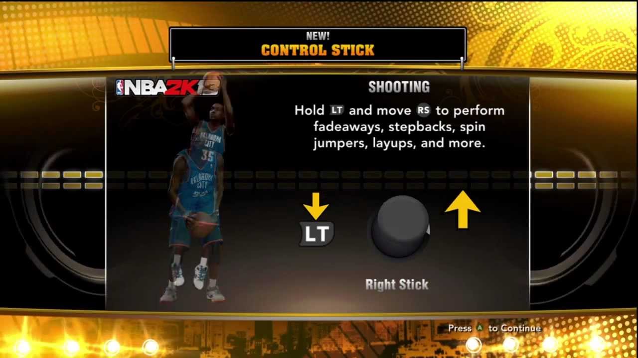 NBA 2k13 Demo: Control Stick Information - YouTube