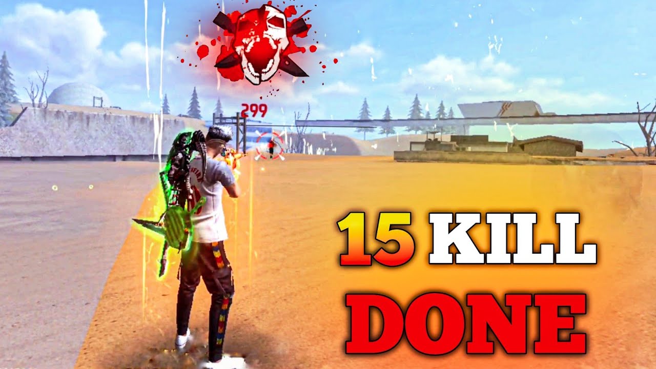 1vs 4 new full map gameplay🔥 || in next tera map 😃 || only 15 kill done ...