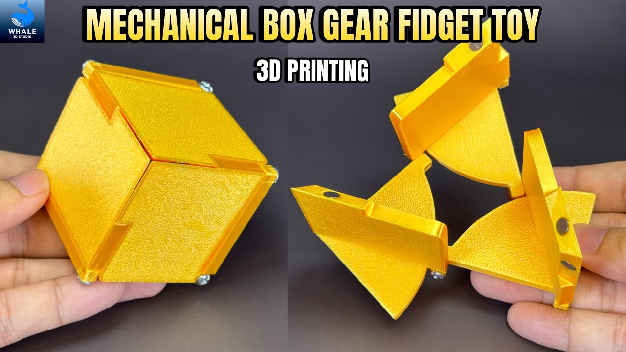 Mechanical Box Fidget Toy - 3D Printing - YouTube