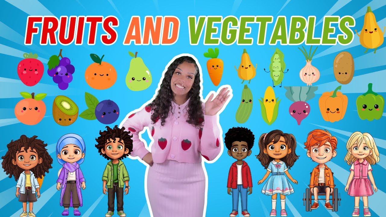 Fruits and Vegetables | Learning with Ms Houston - YouTube