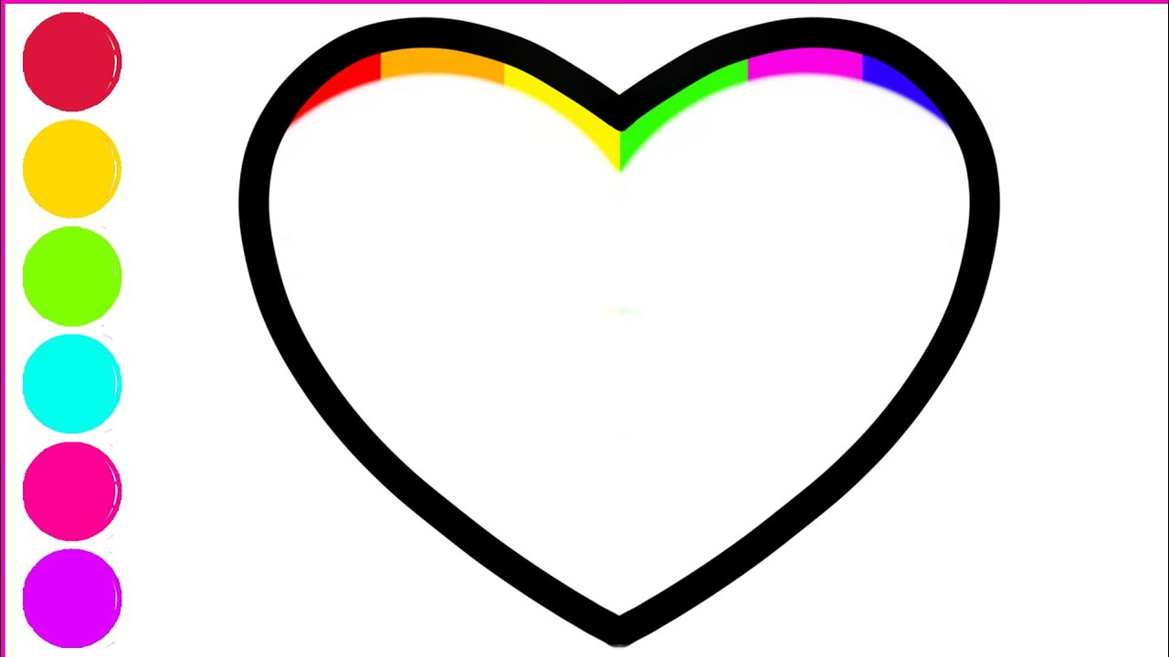 Basic Shape Drawing, Coloring and Painting for Kids and Toddlers| How ...