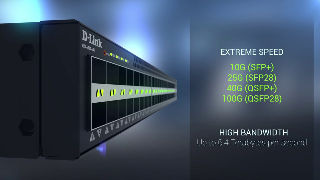 D-Link 5000 Series Data Centre Switches - YouTube