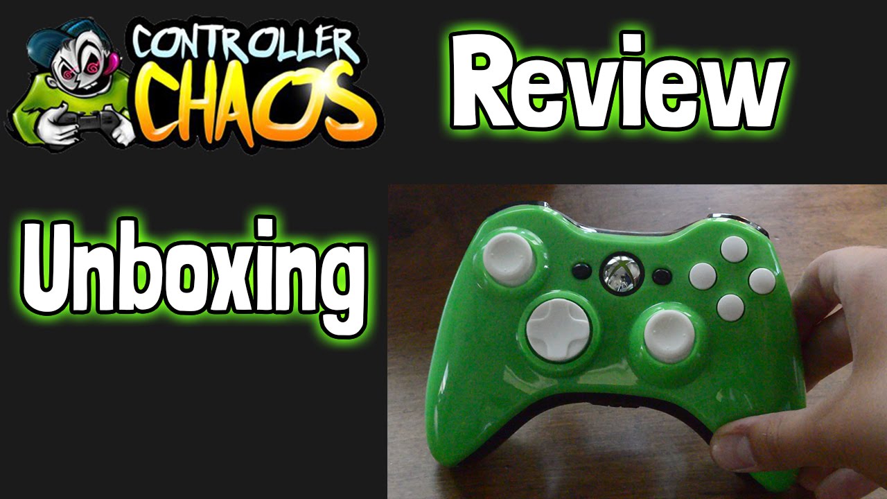 Controller Chaos Review/Unboxing | Custom Xbox 360 Controller - YouTube