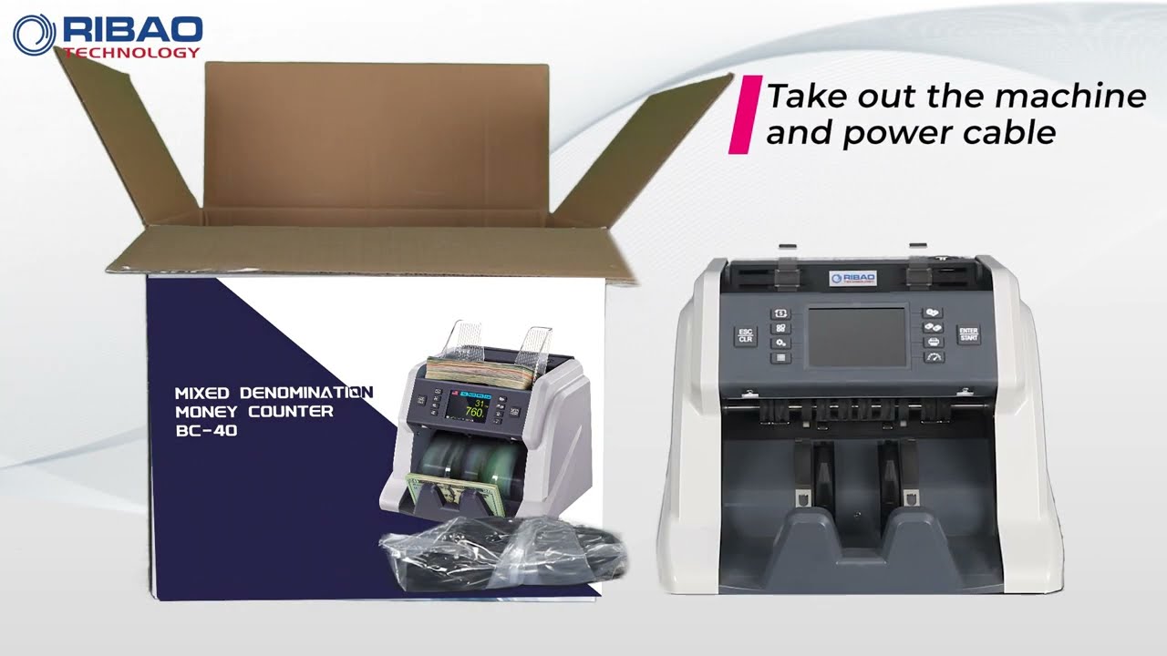 Unboxing of Ribao BC40 Money Counter - YouTube