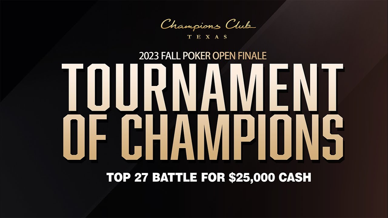 $25K Fall Poker Open Tournament of Champions FINAL TABLE - $10K for ...