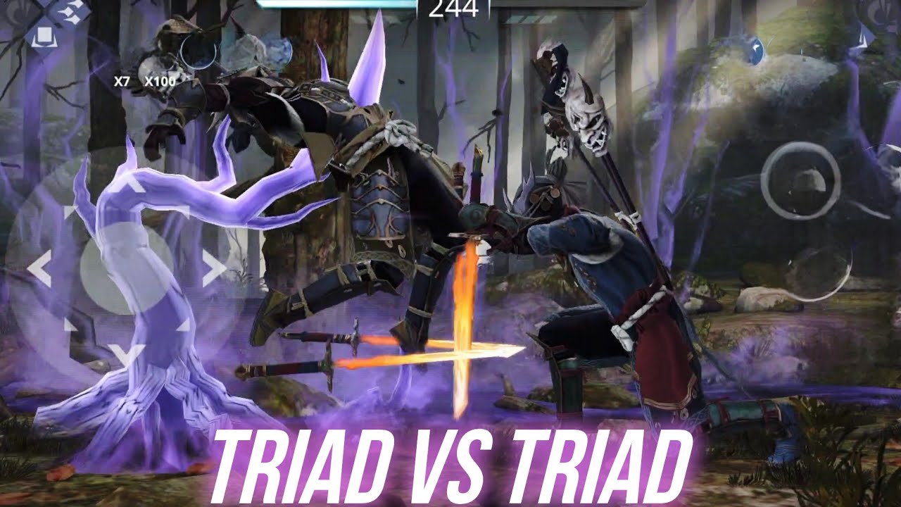 TRIAD VS TRIAD👿 How to Defeat Dead Forest TRIAD Set- Shadow Fight 3 ...
