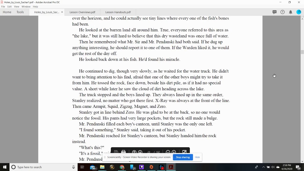 Holes: Chapter 9-12 (Story Reading) - YouTube