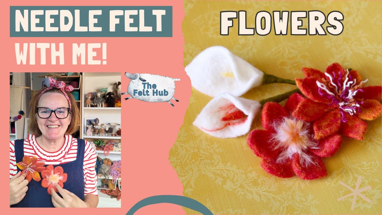 Needle Felting For Beginners - Easiest ever tutorials - YouTube