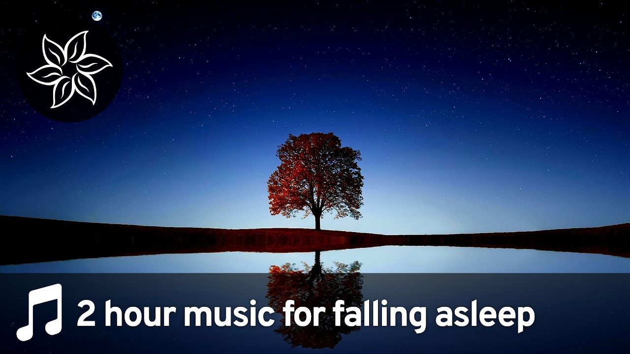 2 hour music for falling asleep, relaxing, Night By The Lake - YouTube
