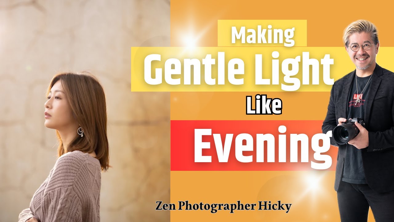 【Portrait Photography】How to make a gentle light like evening |Zen ...