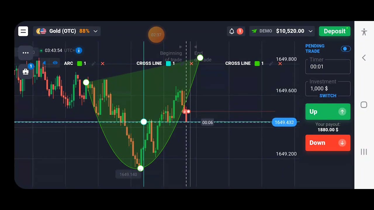 Quotex trading with ARC - YouTube
