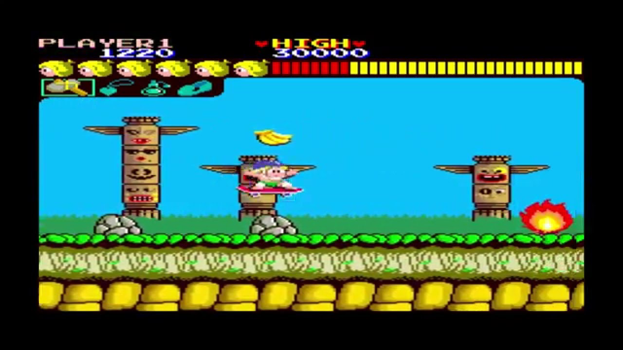 Wonder Boy Gameplay pc con emulador MAMEui64 - YouTube