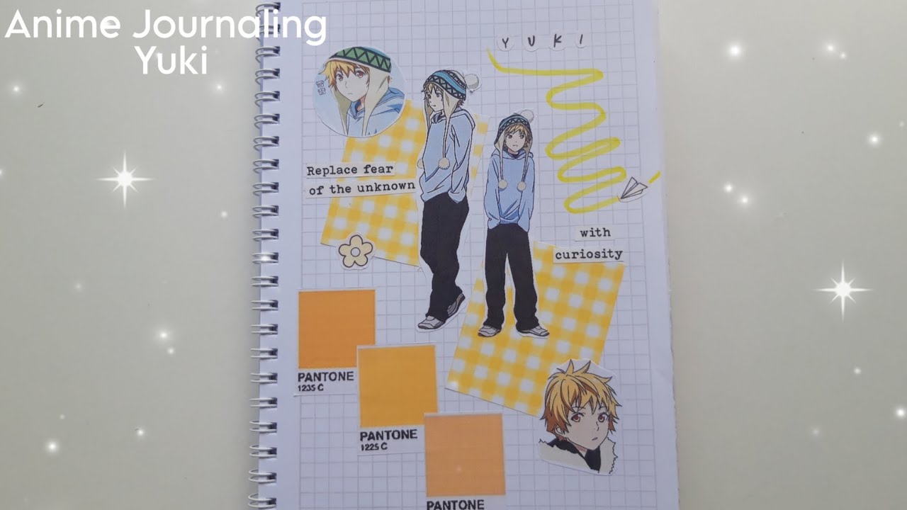 Anime Journaling | ASMR | Yukine | Noragami | Journal with me - YouTube