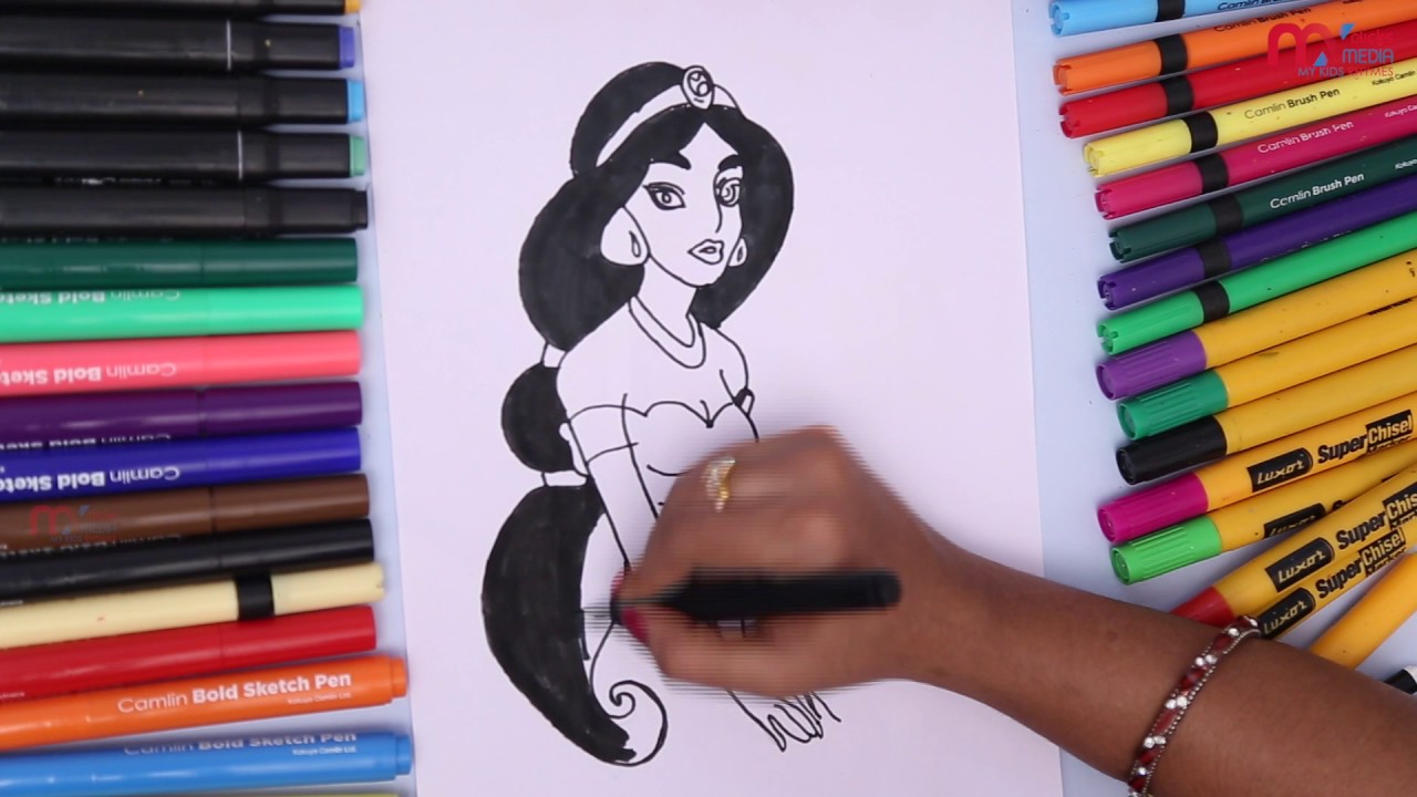 How To Draw Princess Jasmine Step By Step Princess Jasmine My Kids Rhymes YouTube how-to-draw-princess-jasmine-step-by-step-princess-jasmine-my-kids-rhymes-youtube
