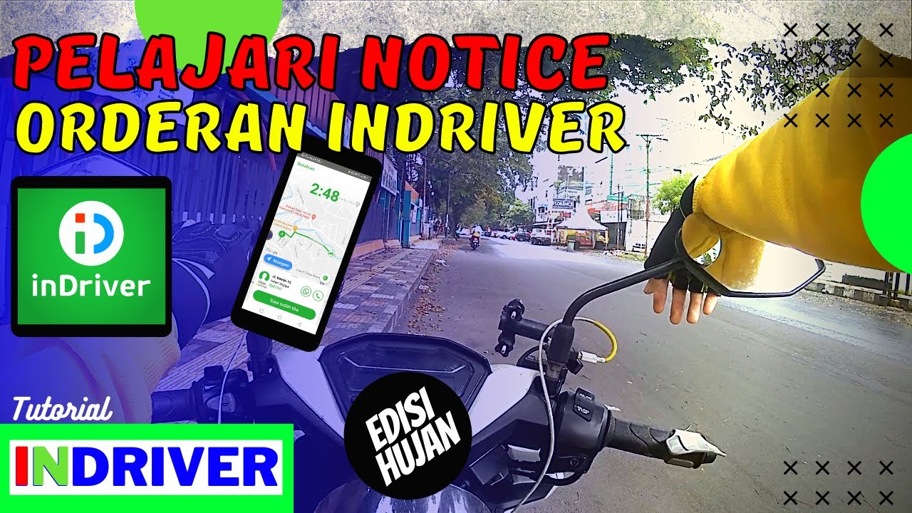 Pelajari Notice Orderan di InDriver, Cara Menjalankan Orderan Indriver - YouTube