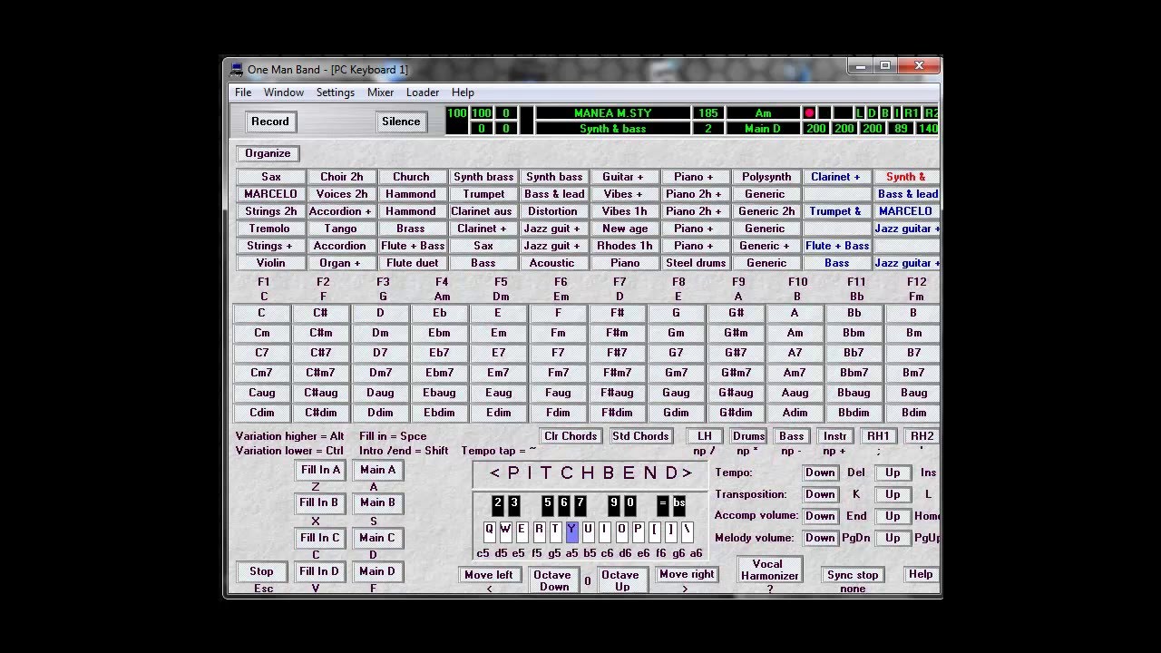 Improvisation del Omb HD - One Man Band Music Software - YouTube