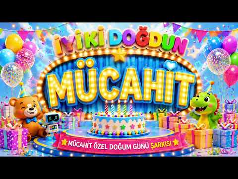 Mücahit İçin Doğum Günü Şarkısı 🎈 | İyi Ki Doğdun Mücahit! (İsme Özel)