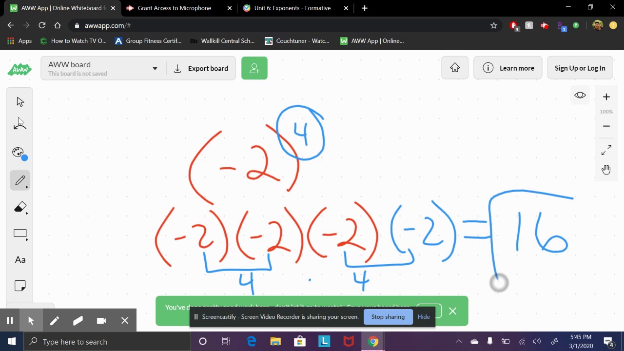 EXPONENTS: Intro to Exponential Notation - YouTube