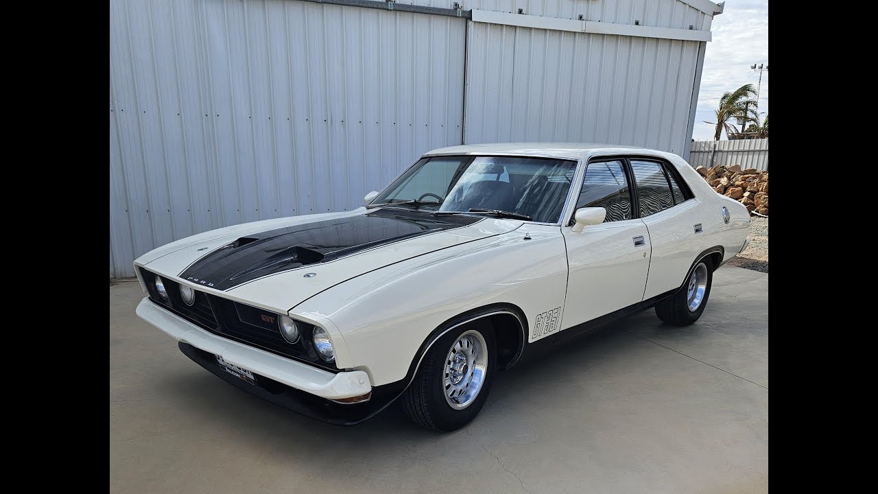 FOR SALE - 1975 XB GT Falcon - Polar White - YouTube