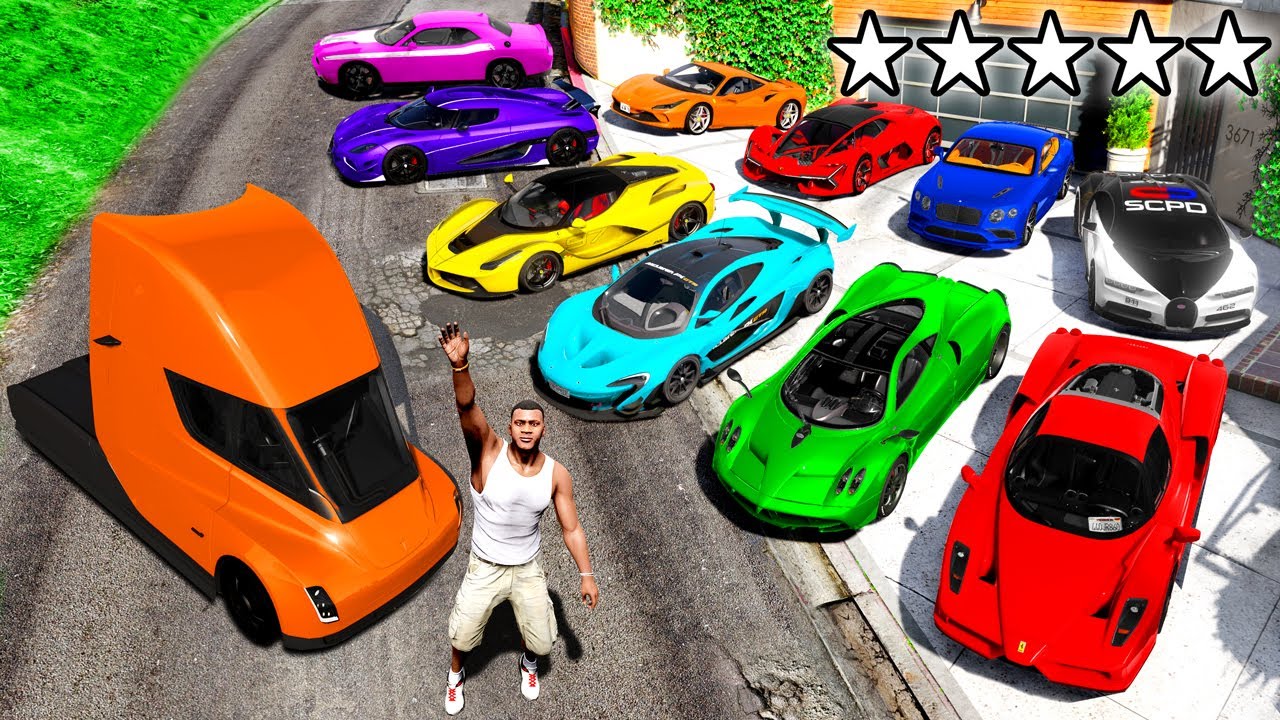 Collecting 40+ RARE & SECRET CARS in GTA 5! - YouTube