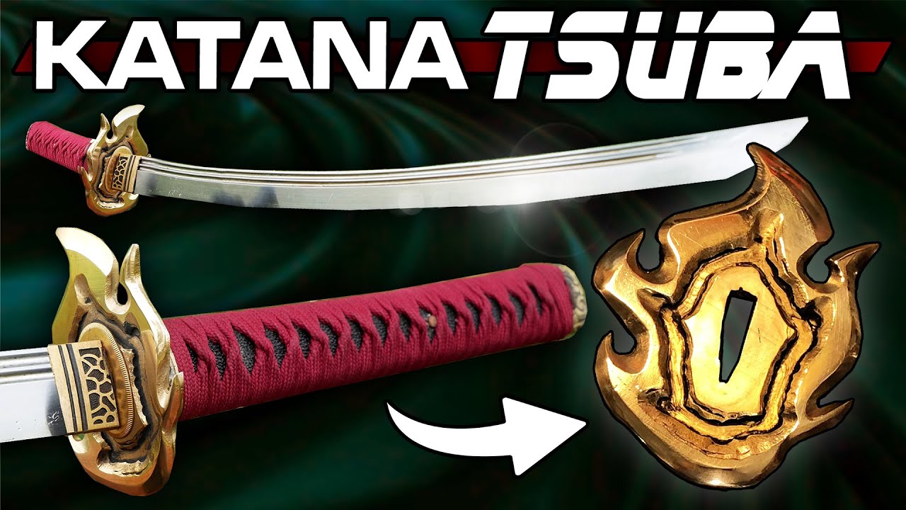 Handmade 火 Katana TSUBA - YouTube