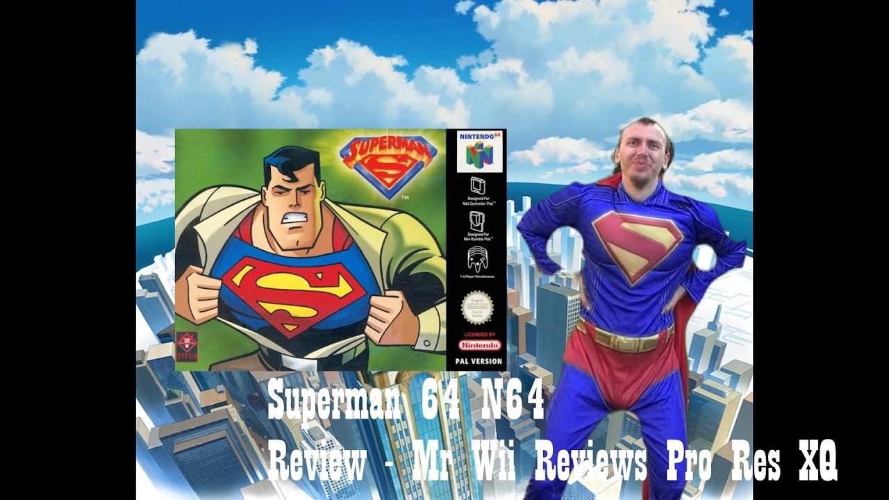Superman 64 N64 Review - (4K Resolution Prores XQ) - YouTube