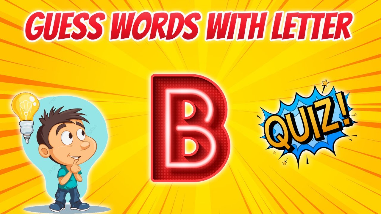 Guess Words with Letter "B" | #quiz #globalquiz - YouTube