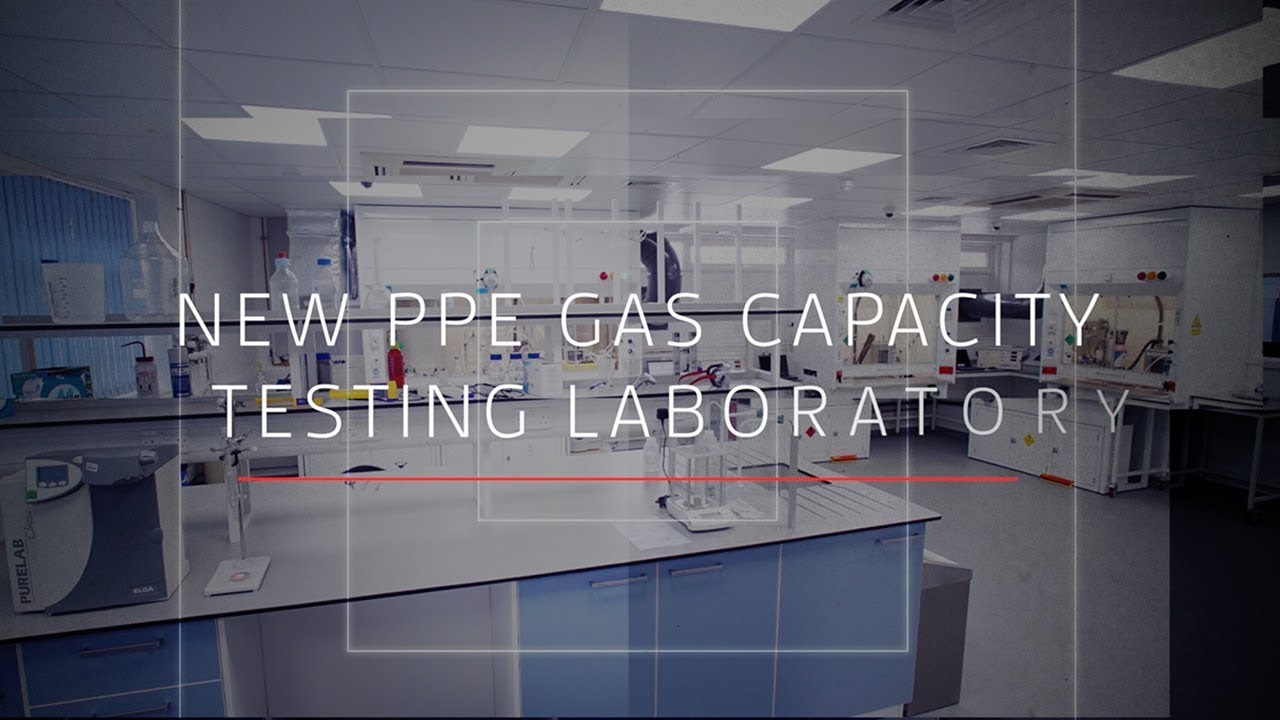 Teaser for BSI's new PPE Gas Capacity Testing Laboratory - YouTube