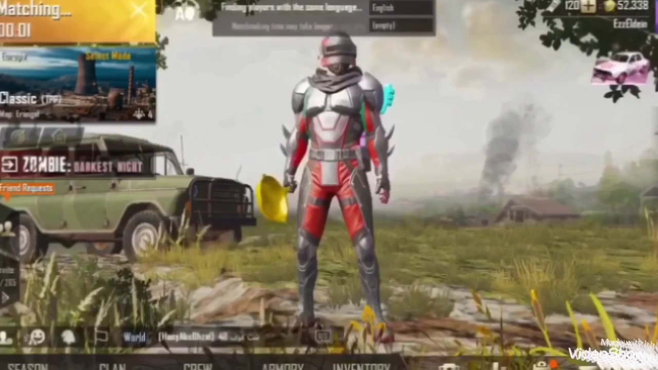 PUBG mobile Epic pushes with the Egyptian player - YouTube