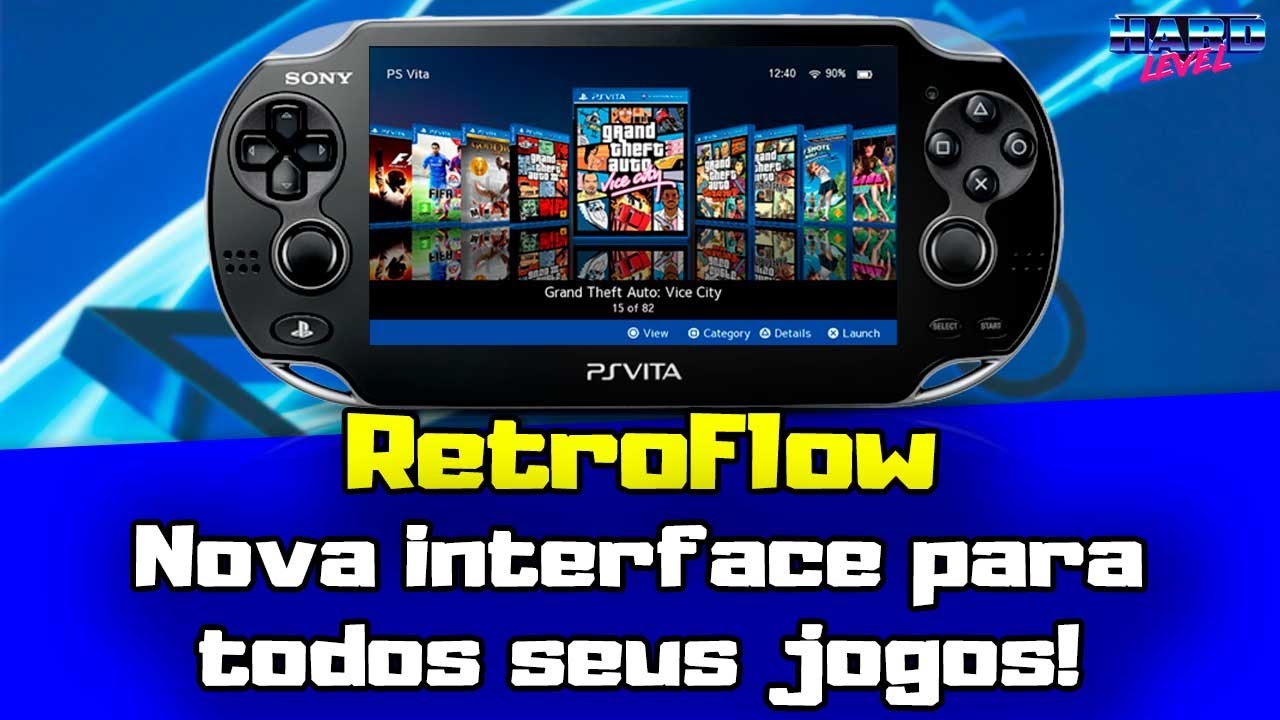 RetroFlow - Nova interface lindona para PS Vita! Reune jogos de todos sistemas em um lugar só ...